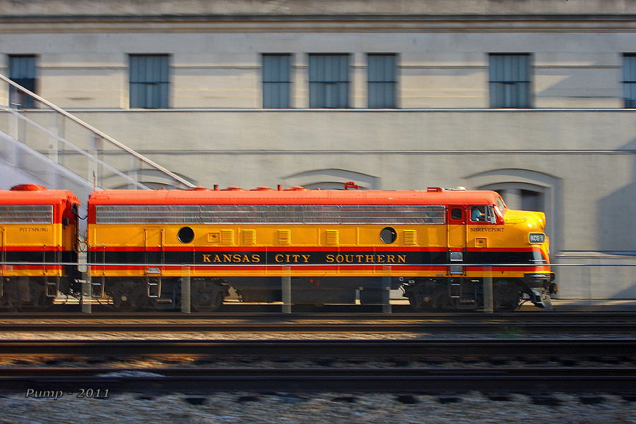 Westbound KCS Special Business Train - The Southern Belle